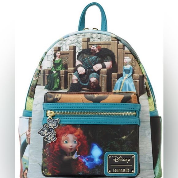 Loungefly | Bags | Nwt Loungefly Pixars Brave Princess Scene Mini ...